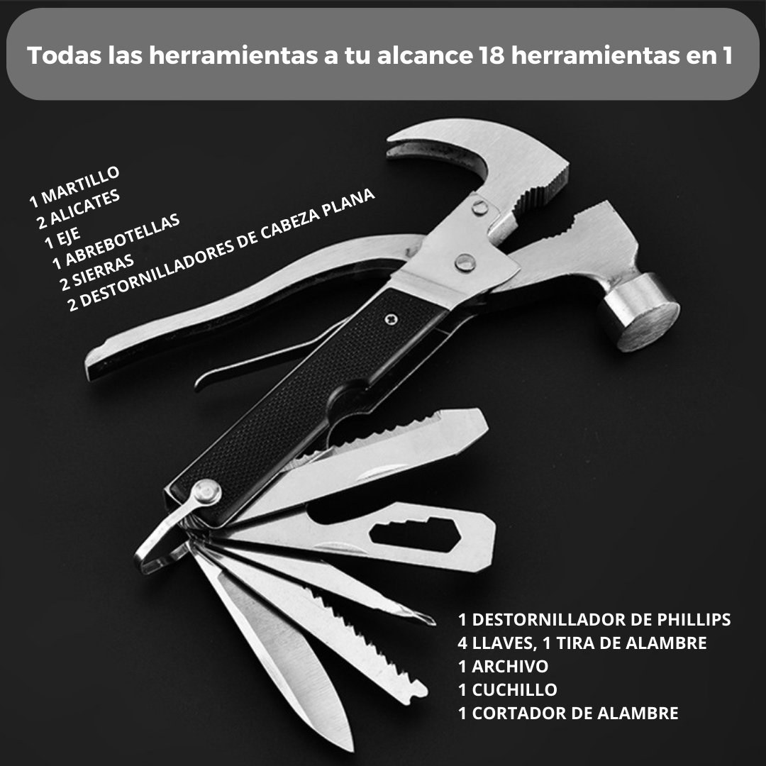 Martillo Multiusos 18 en 1 – EcuAhorro